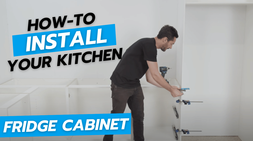 How to Install a Fridge Cabinet - myDIY.com.au